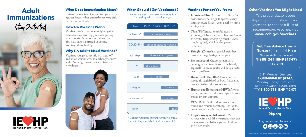 IEHP - Vaccines for Adults