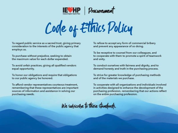 IEHP - RFPs and Bids : Procurement